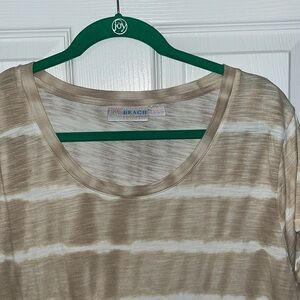 Belle by Kim Gravel | Tops | Belle Beach By Kim Gravel Tiedye Stripe ...